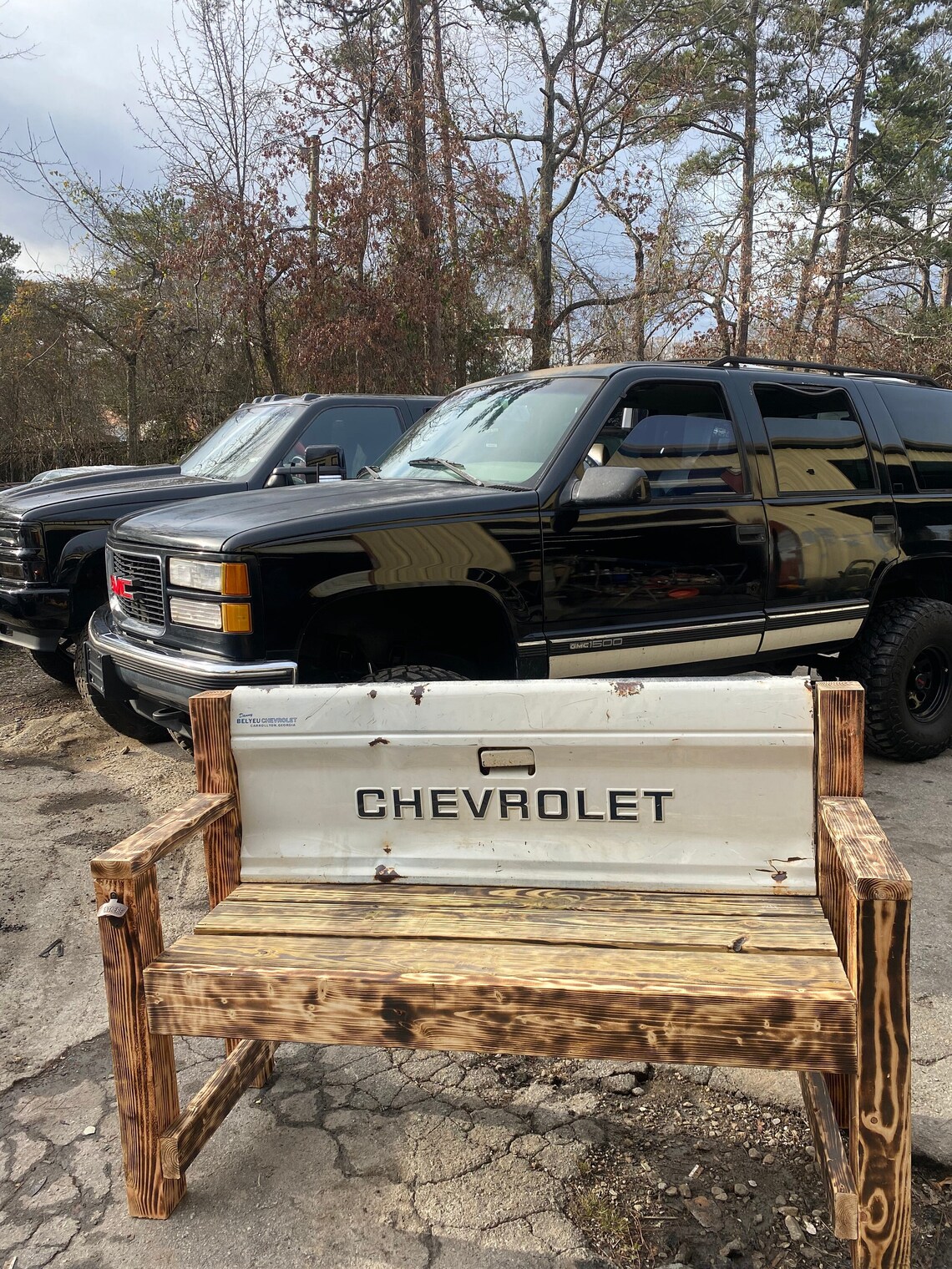 Chevrolet Tailgate Bench - Etsy