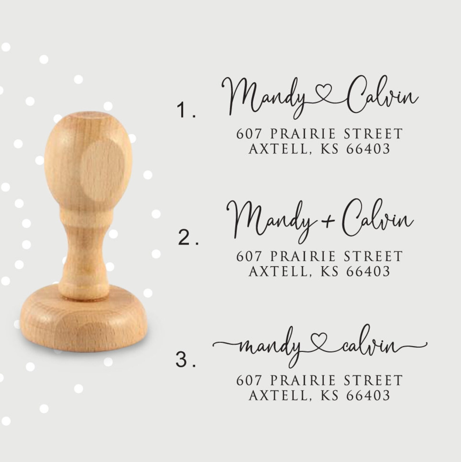 RETURN ADDRESS STAMP Custom Return Address Stamp Self Ink - Etsy