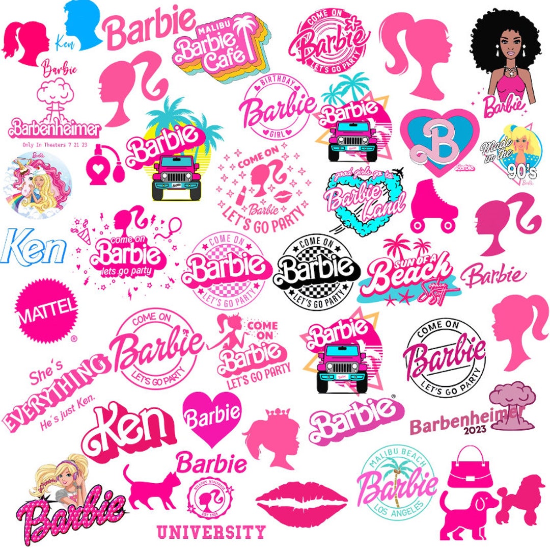 Barbi Logo Barb Svg Png Jpg Princess Silhouette Girl Svg - Etsy Canada
