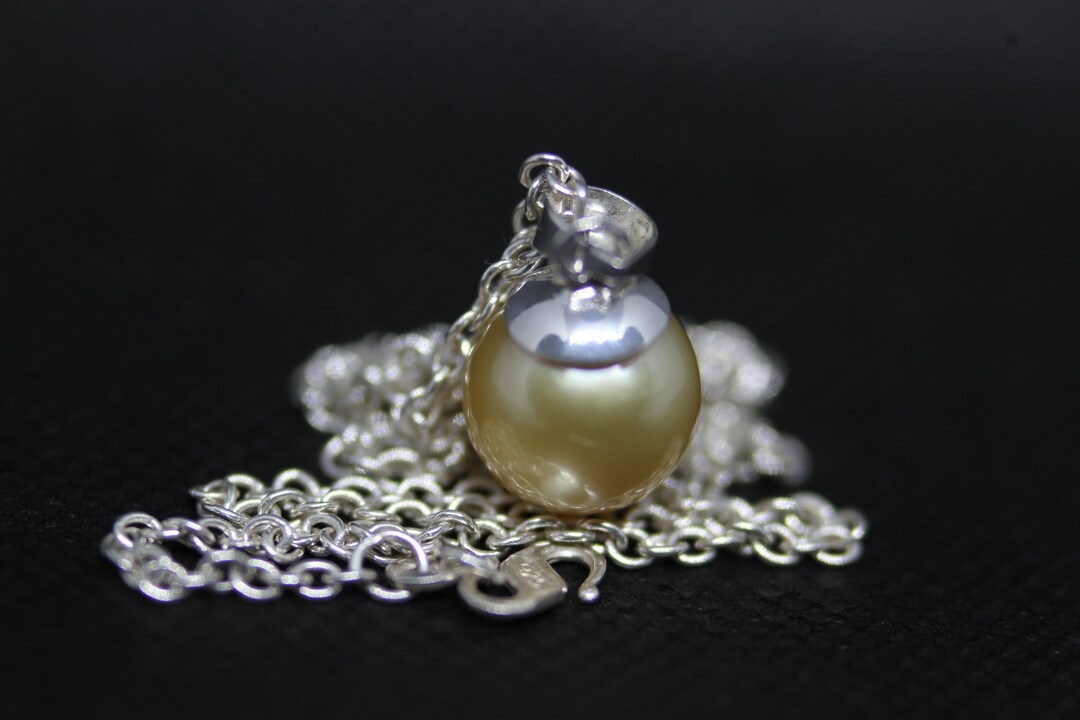 Silver Pendant South Sea Pearl Jewelry Pinctada Maxima - Etsy