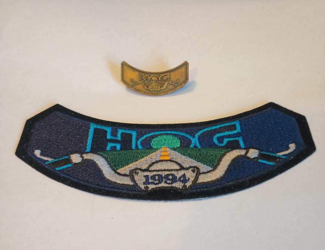 1994 HOG Open Road Patch & Pin Set - Harley Davidson Collectible - Etsy