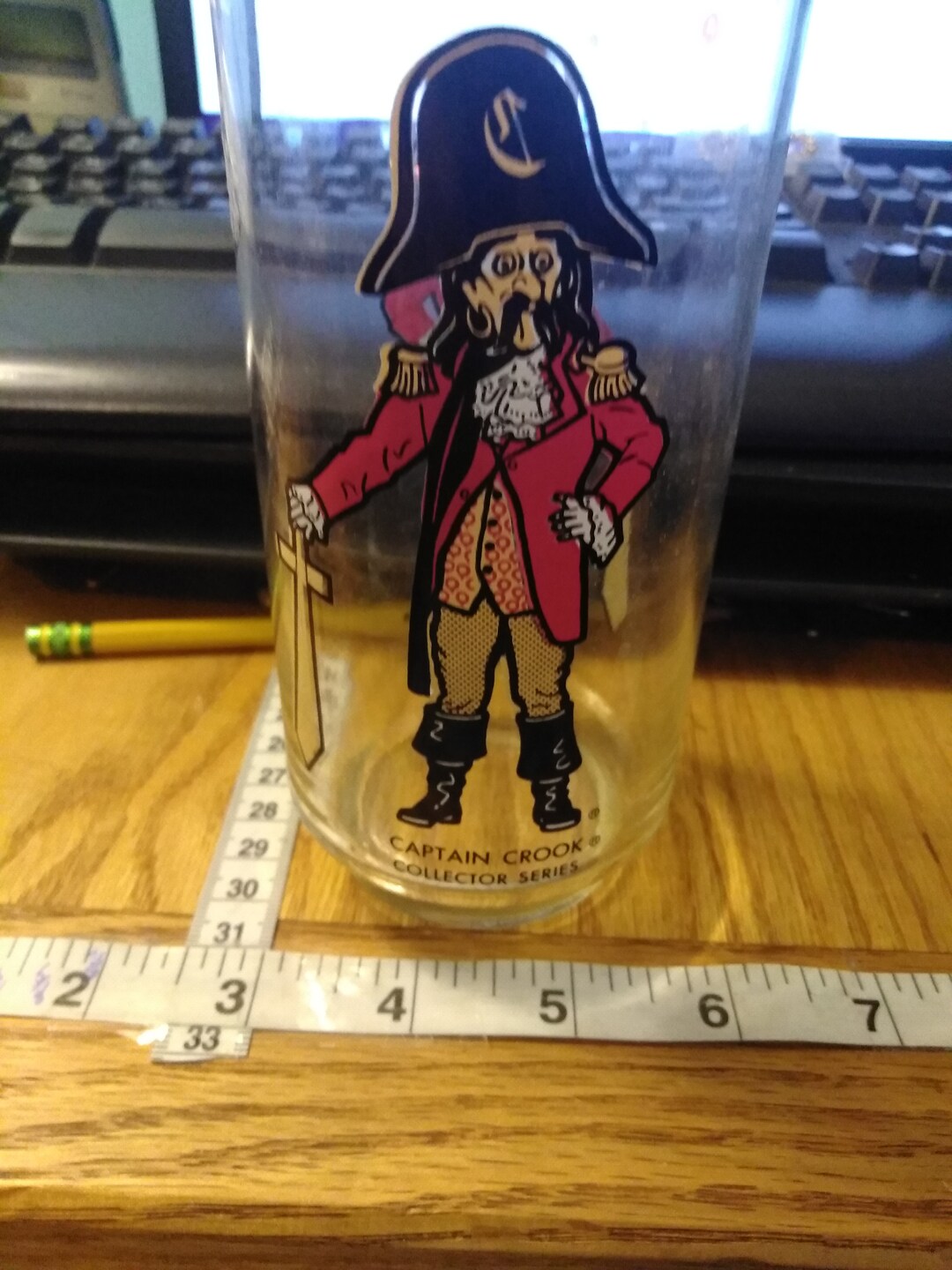 1970's captain Crook Collector Series Glass - Etsy