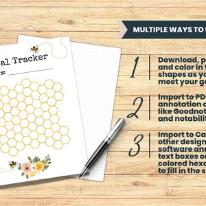 Printable Honeycomb Goal Tracker | Savings Tracker | Money Emergency ...
