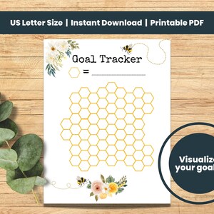 Printable Honeycomb Goal Tracker | Savings Tracker | Money Emergency ...