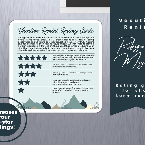 Vacation Rental Sign - Etsy