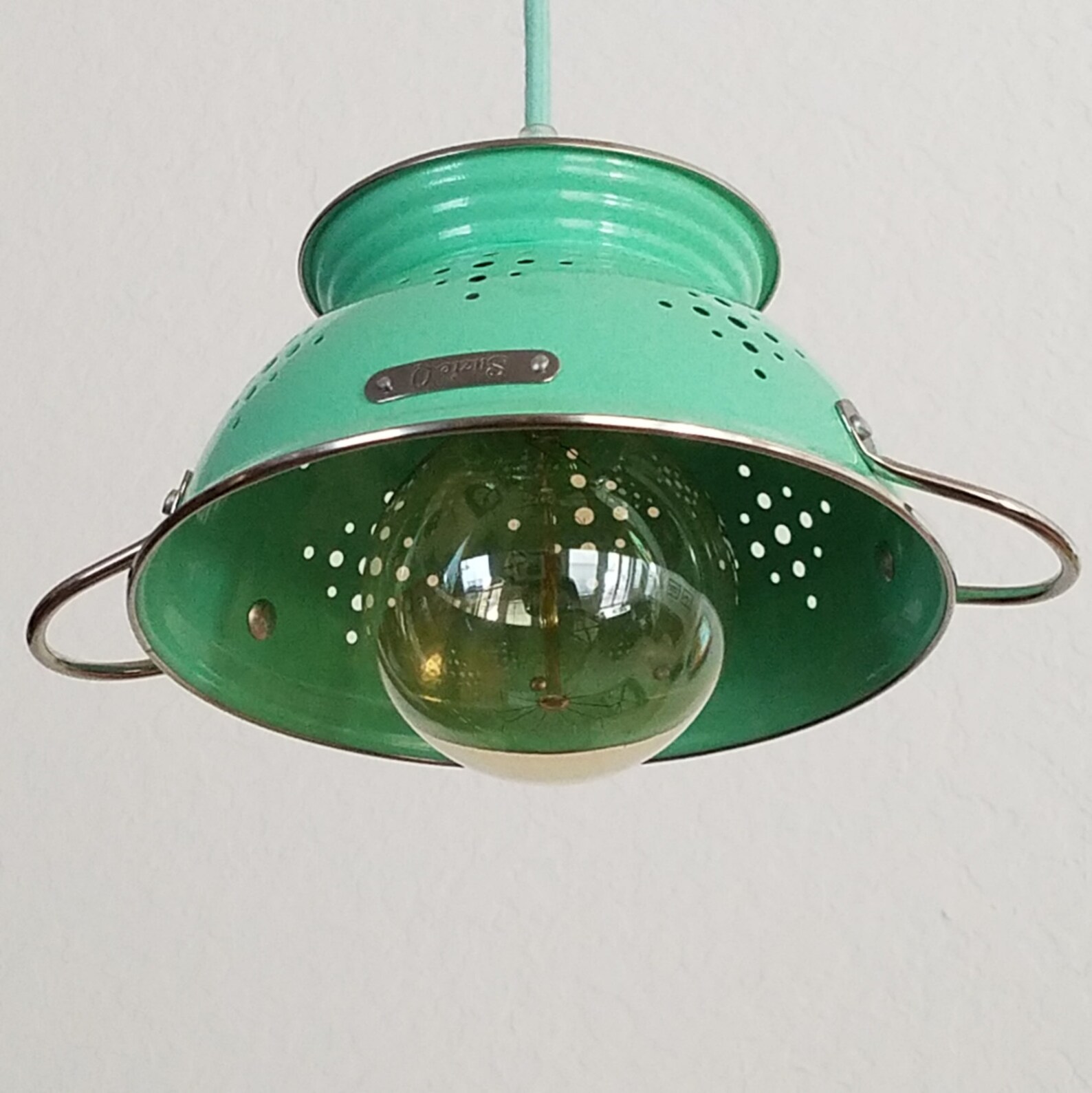 Colander Pendant Kitchen Pendant Light Kitchen Colander - Etsy