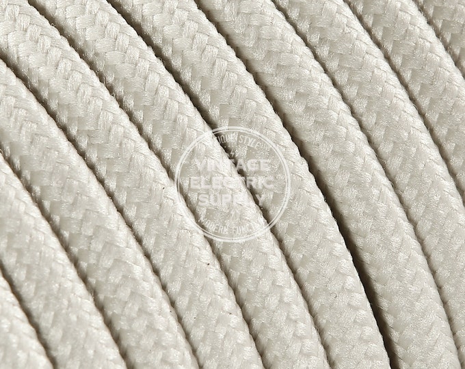 Ivory Cloth Covered Wire Vintage Lamp Cord Antique Fan - Etsy