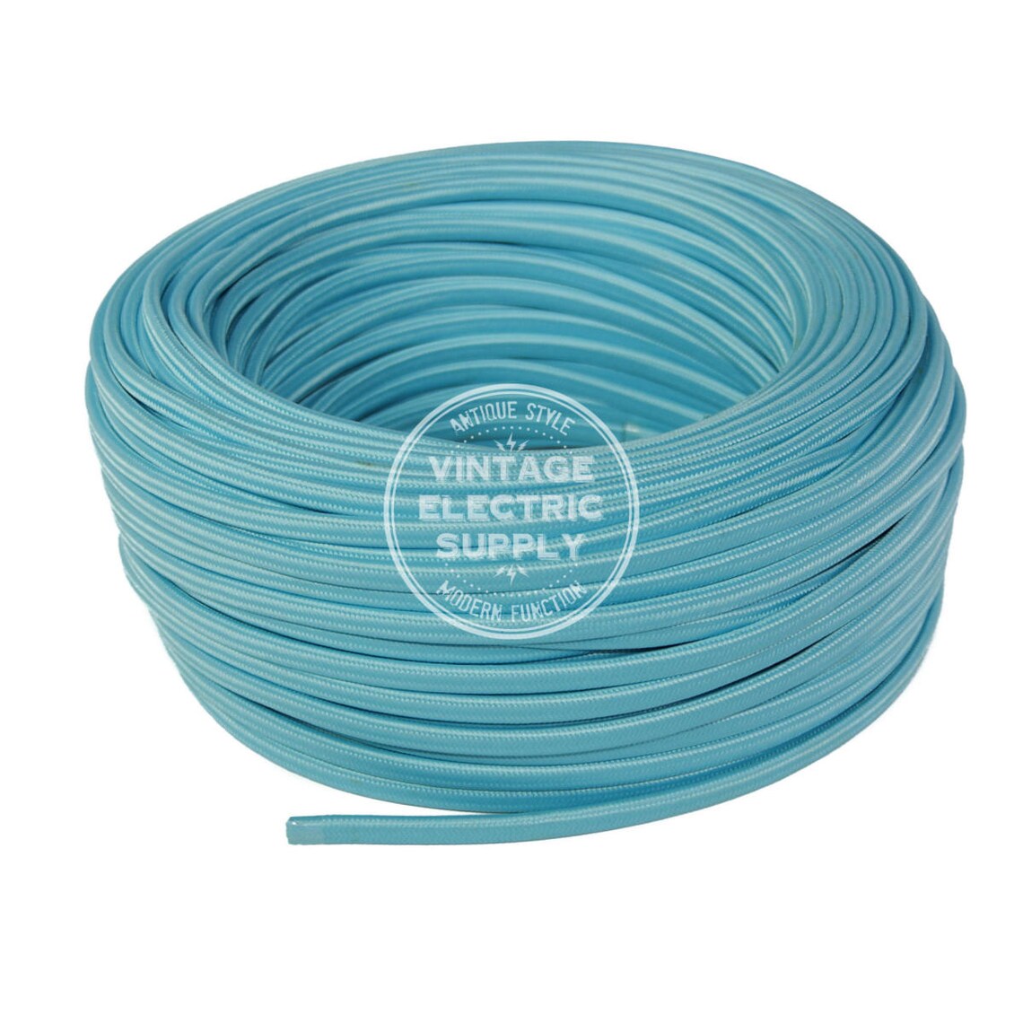 Sky Parallel (flat) Cloth Covered Wire - Antique Lamp Cord - UL Listed ...