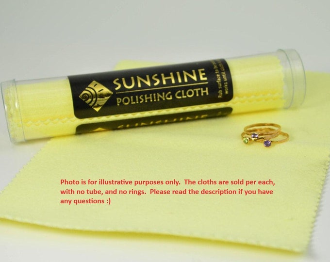 Large Size 7.5 X 5 Sunshine Polishing Cloth, Blue, Less Abrasive ...