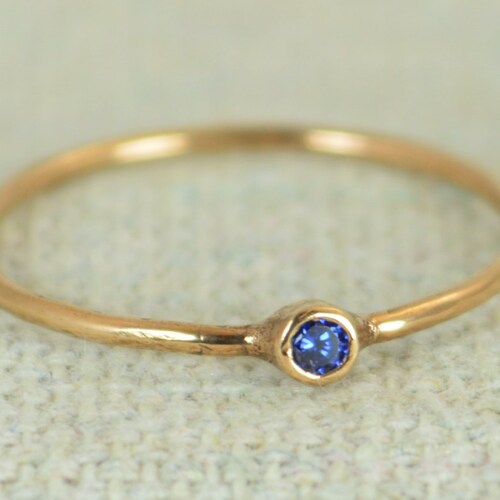 Tiny Ruby Ring Ruby Stacking Ring Rose Gold Filled Ruby - Etsy Canada