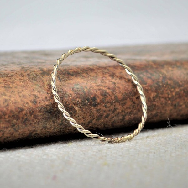 White Gold Ring - Etsy