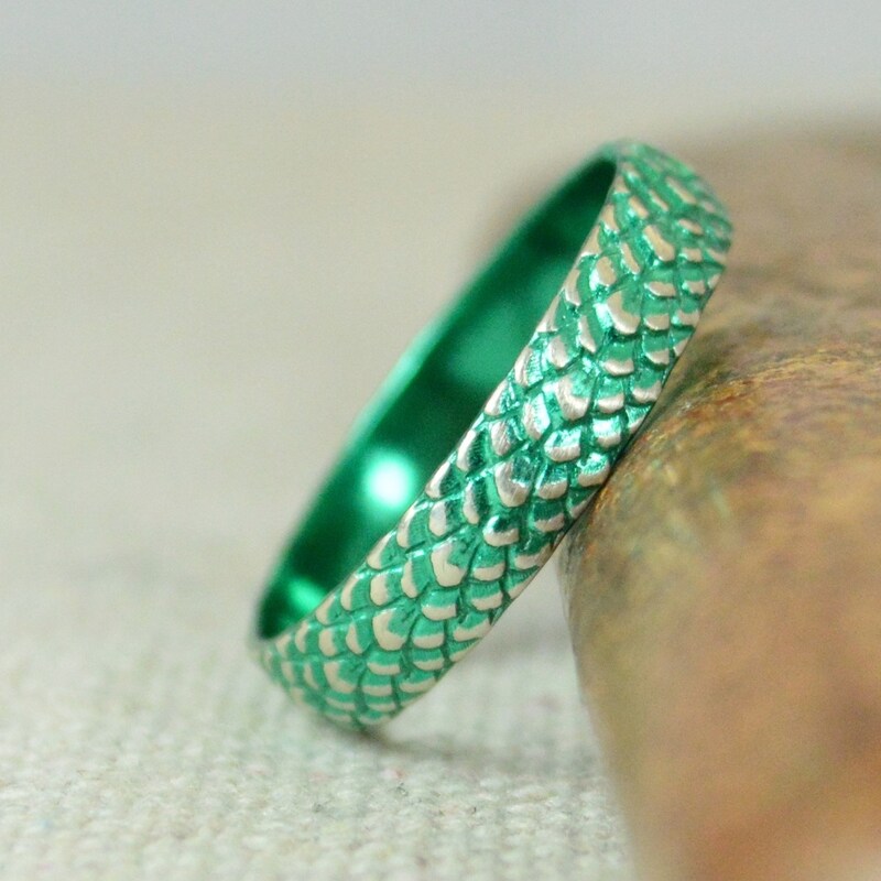 Green Snake Ring - Etsy UK