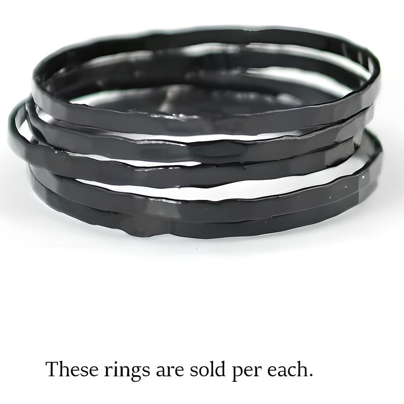 Black Ring - Etsy