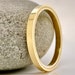 2mm Wide Flat Gold Ring 10k, 14k, 18k, or 22k, Solid Gold, 2mm Gold ...