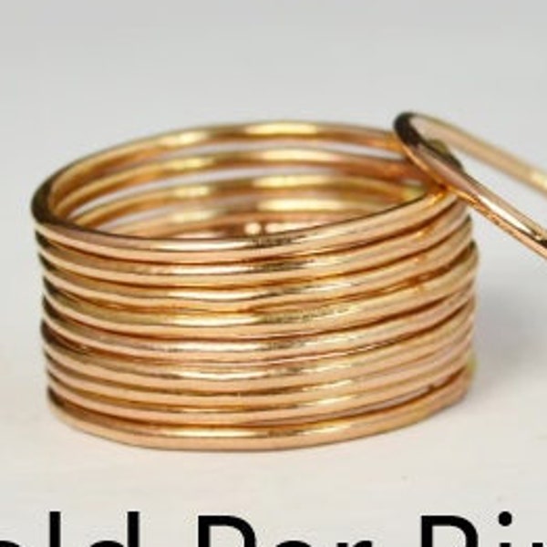 Rose Gold Ring - Etsy