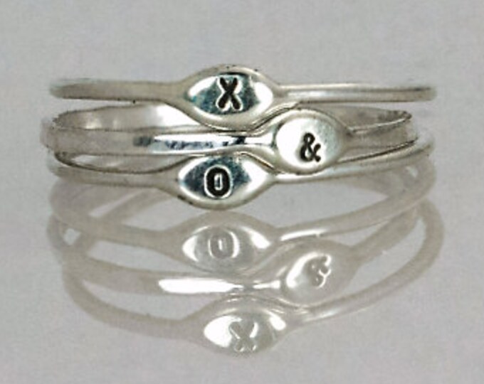 Couples Rings, Gift for Her, Promise Ring, Promise Rings, Initial Rings ...