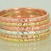 Classic Rose Gold Stackable Rings 14k Rose Gold Filled, Stacking Rings ...