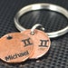 Gemini Keychain Geminikey Chain Birthday Key Chain Birthday - Etsy