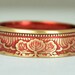 Japanese Coin Ring Red Ring Wave Ring Japanese Art Brass - Etsy