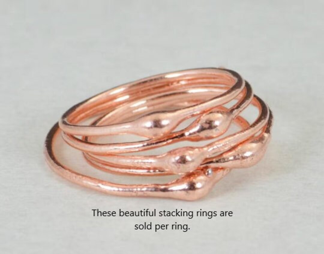 Unique Copper Stacking Ring(s), Copper Ring, Hippie Ring, Boho Rings ...