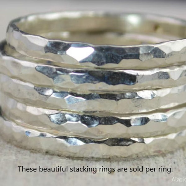 Silver Stacking Ring - Etsy