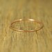 Solid 14k Rose Gold Square Ring Smooth Stacking Ring Minimal - Etsy