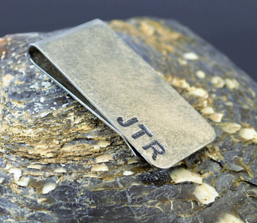 Rustic Money Clip, Custom Money Clip, Metal Money Clip, Unique Money ...