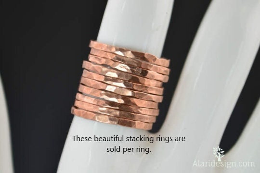 Classic Copper Stacking Ring, Stack Ring, Copper Band, Stacking Ring ...