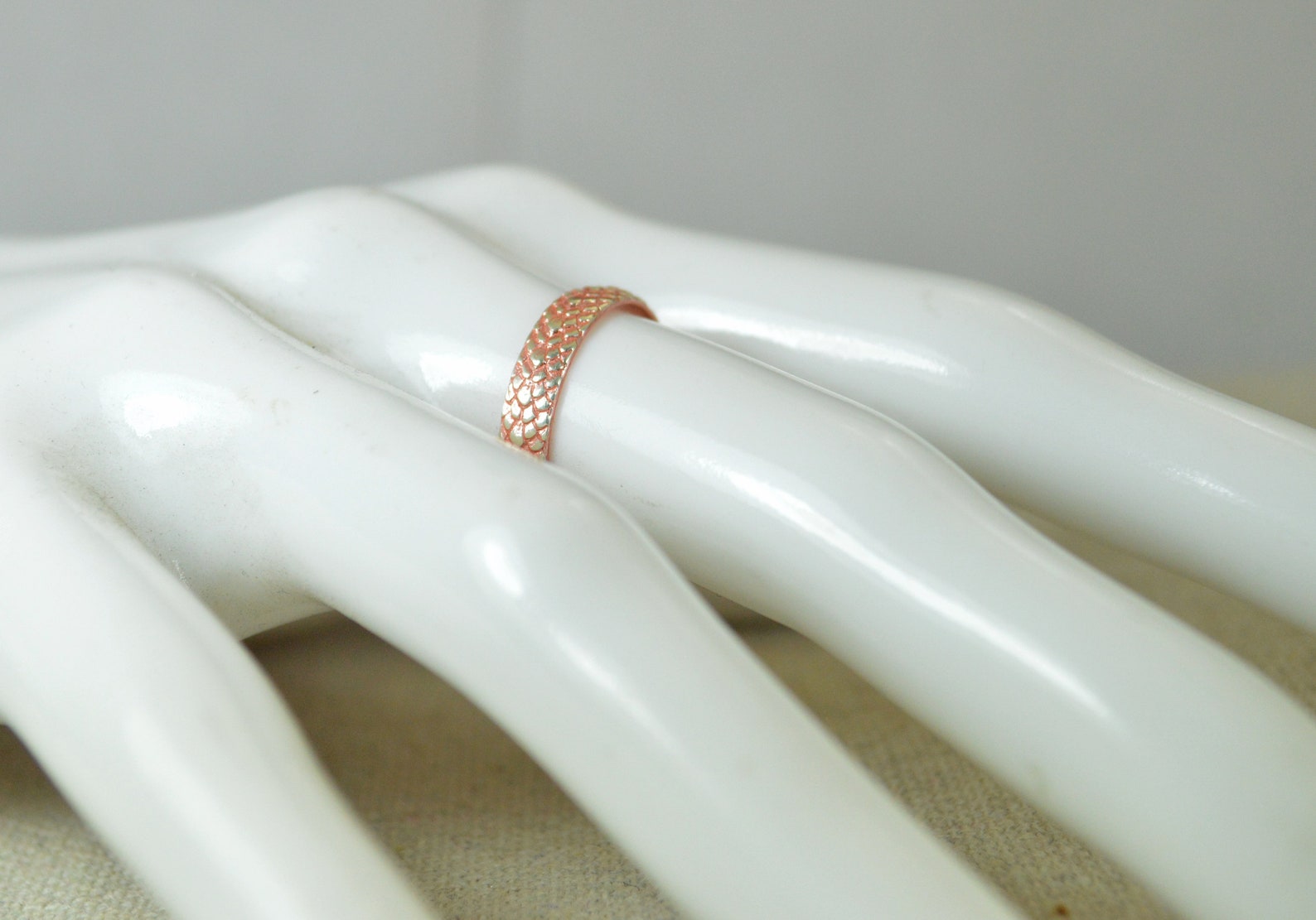 Pink Dragon Scale Ring Sterling Ring Pink Snake Scale Ring - Etsy
