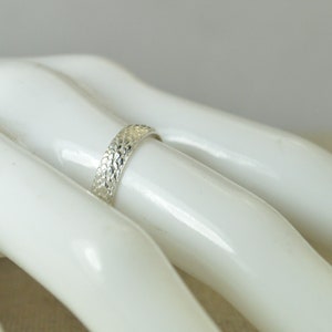 Silver Snake Scale Ring, Sterling Ring, Dragon Scale Ring, Silver ...