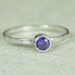 Small Silver Amethyst Ring Amethyst Ring Gemstone Ring - Etsy
