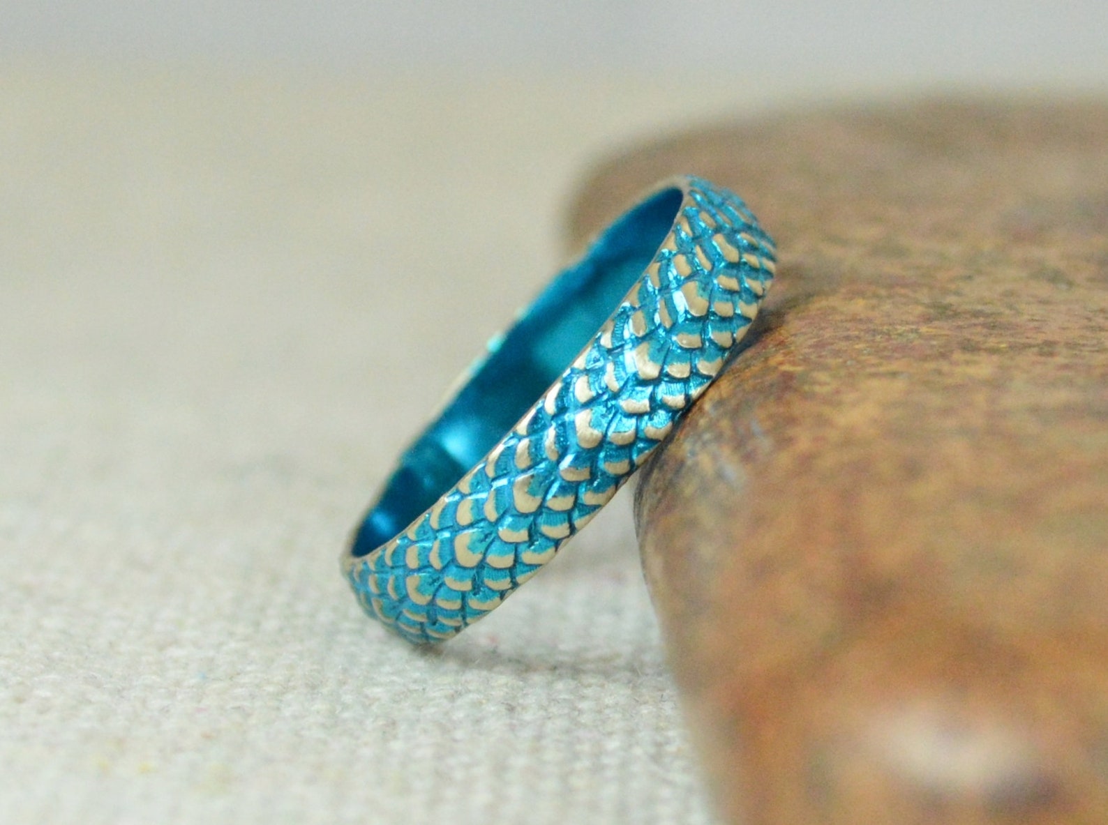 Turquoise Snake Scale Ring Sterling Ring Dragon Scale Ring | Etsy