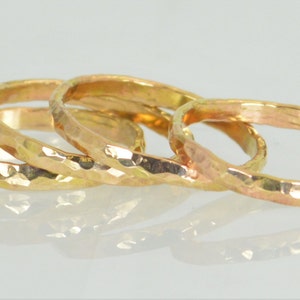 Thick 14k Gold Filled Stackable Ring(s), Gold Rings, Stacking Rings ...