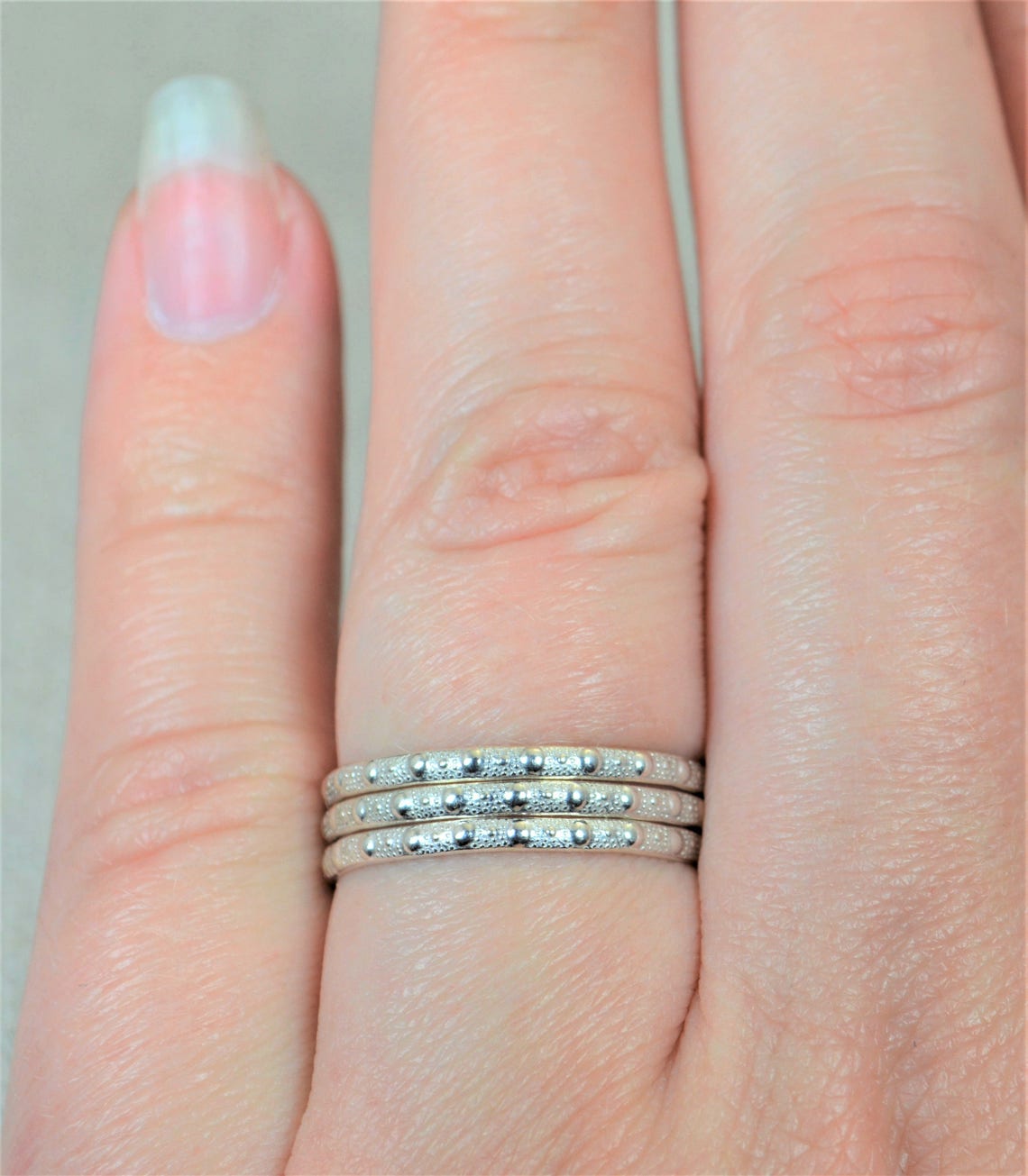 Elegant Silver Ring Simple Wedding Band Thin Sterling Silver - Etsy