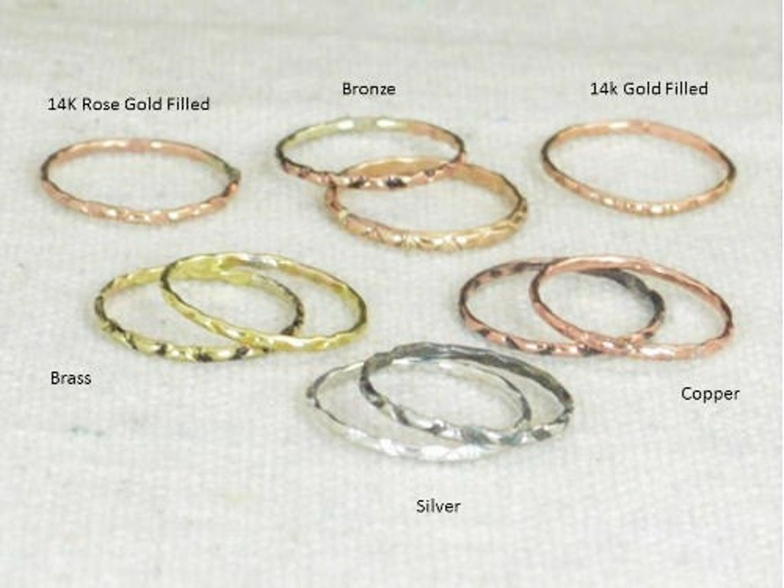 Boho Rings Bohemian Rings Hippie Rings Tribal Rings Rustic | Etsy