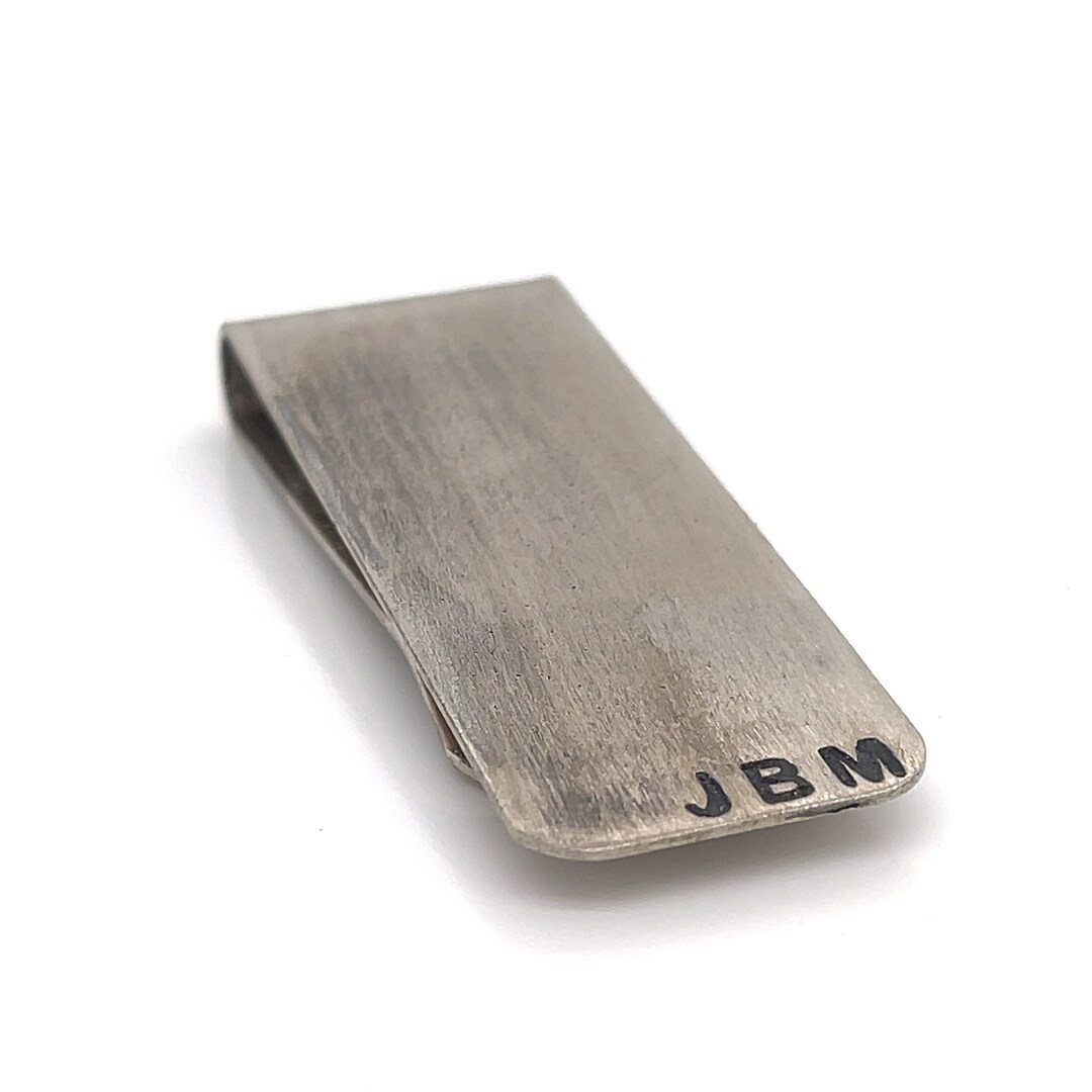 Rustic Money Clip, Narrow Money Clip, Metal Money Clip, Unique Money ...