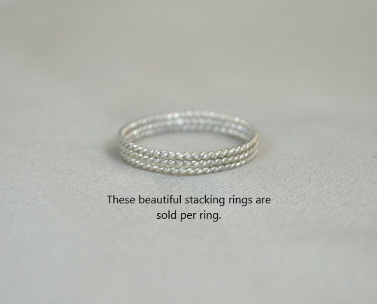 Thin Silver Spiral Stackable Rings Stacking Rings Dainty - Etsy
