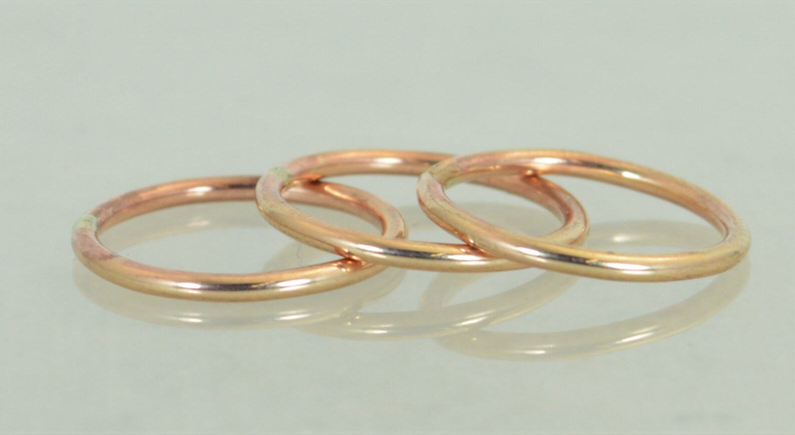 Round Classic Size Bronze RingsBronze Ring Bronze Stacking | Etsy