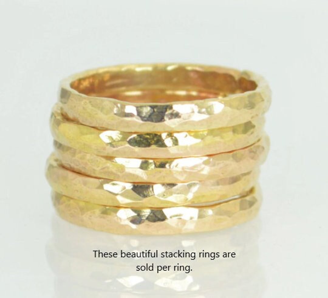Super Thick Stackable 14k Gold Filled Ring, Gold Ring, Stackable Ring ...