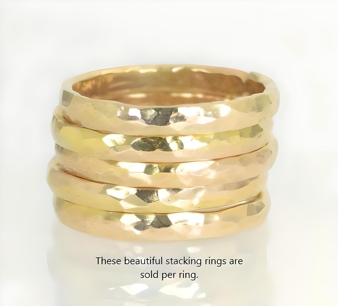 Super Thick Stackable 14k Gold Filled Ring, Gold Ring, Stackable Ring ...