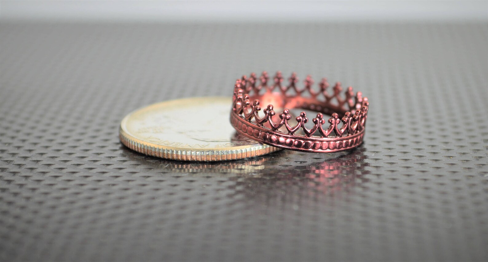 Crown Ring Princess Ring Maroon Ring Red Ring Maroon - Etsy