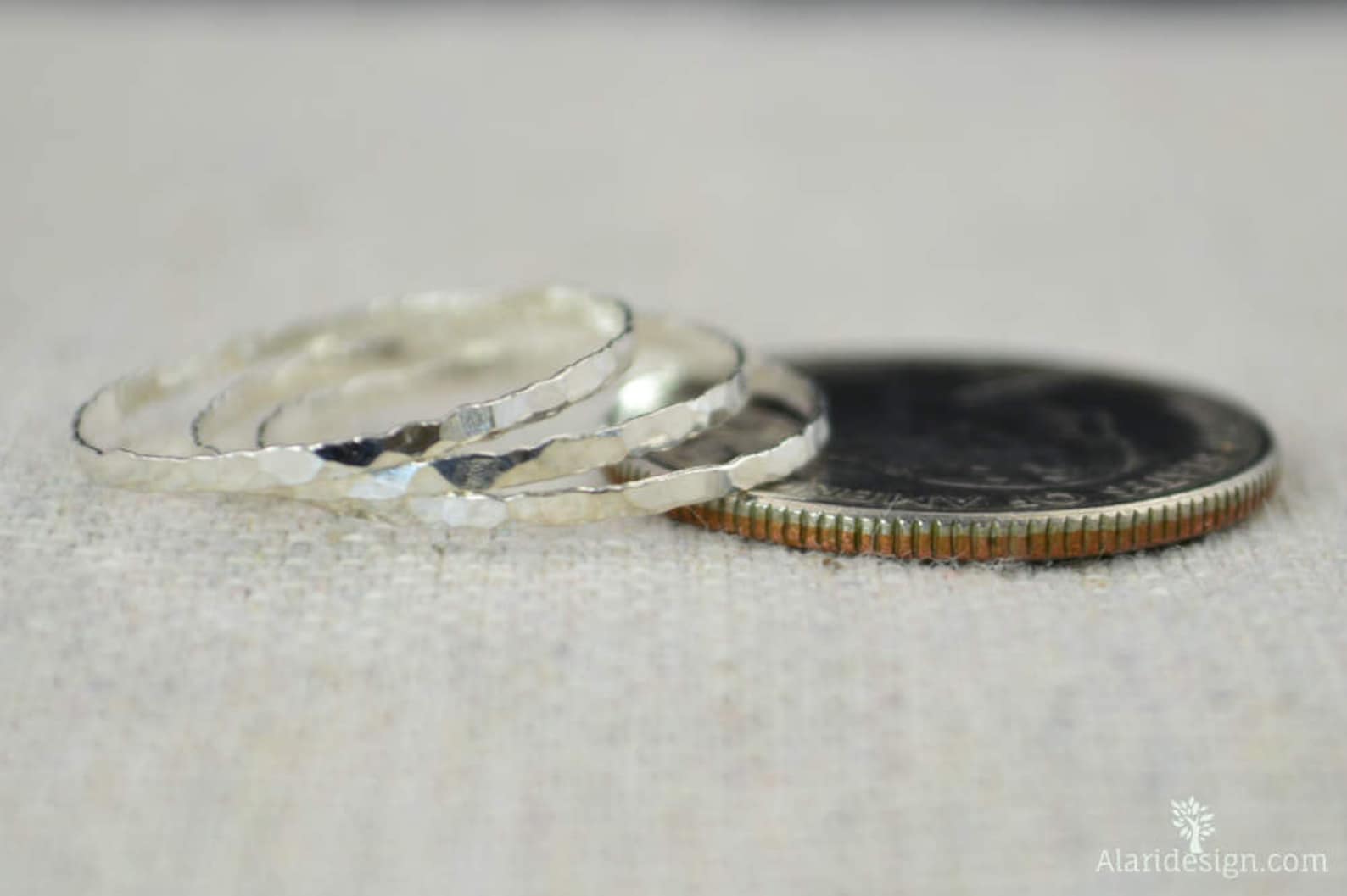 Super Thin Sterling Silver Stackable Rings, Silver Stacking Ring ...