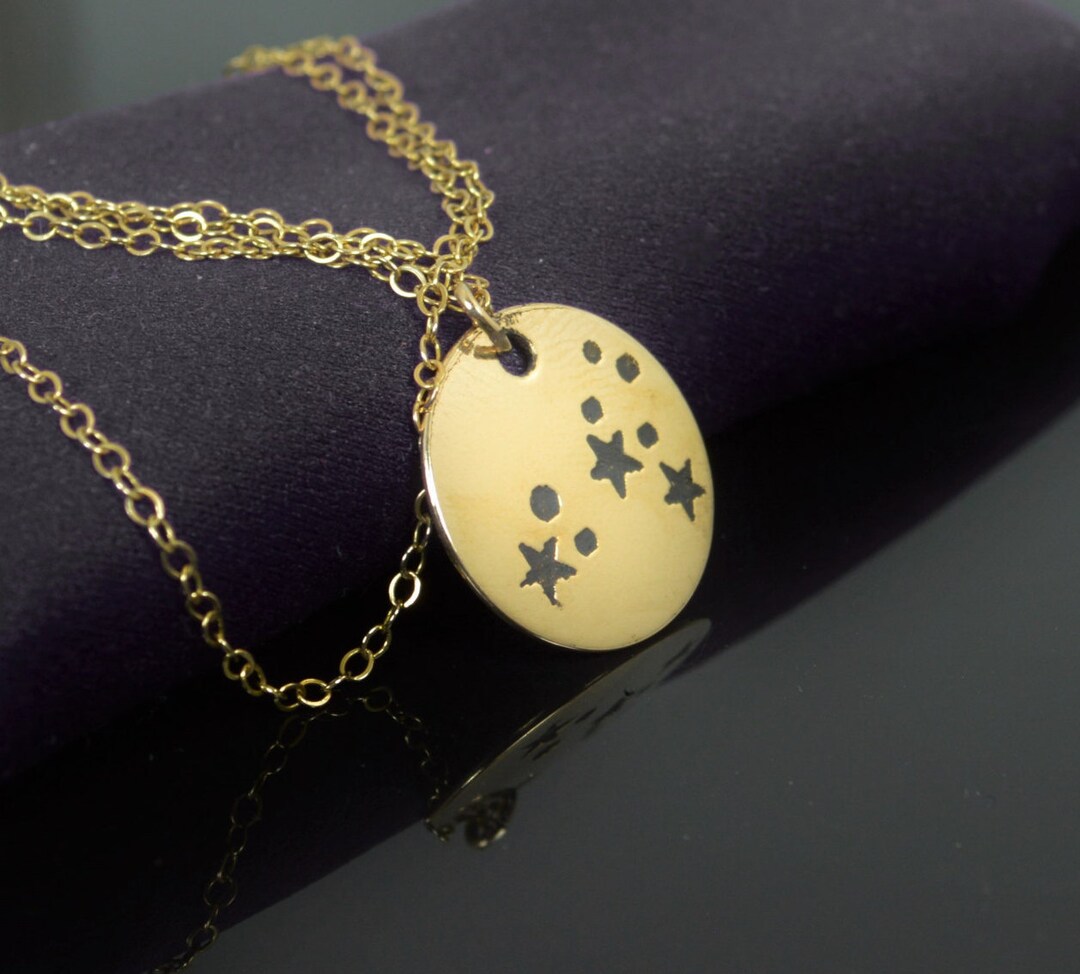 14k Gold Filled Leo Necklace, Gold Leo Necklace, Gold Filled, Leo ...