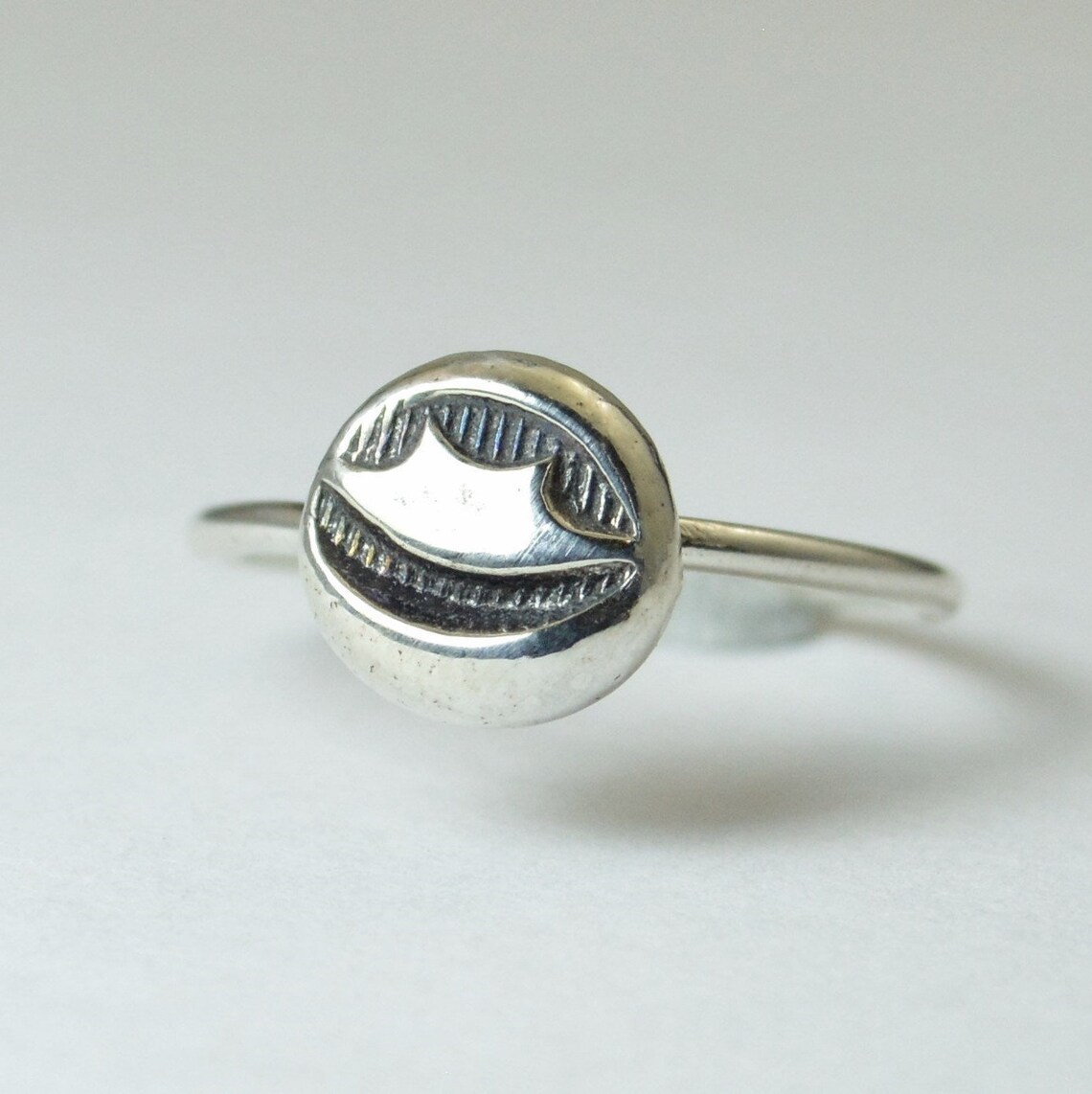 Klingon Ring Bat'leth Ring Bohemian Ring Statement | Etsy