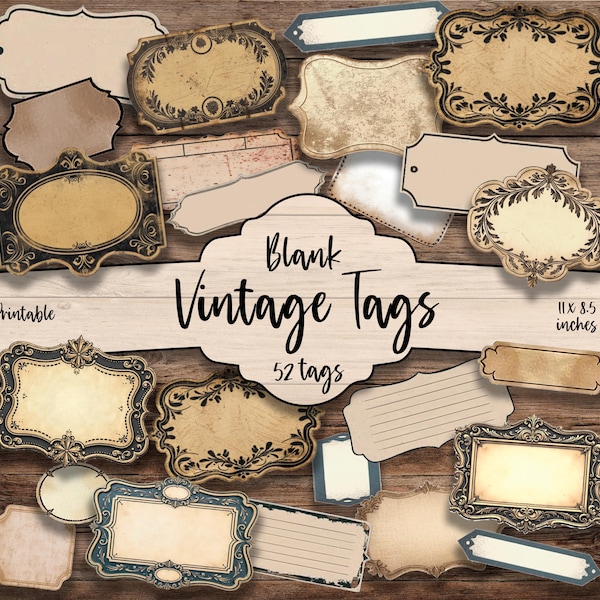 Decorative Labels - Etsy