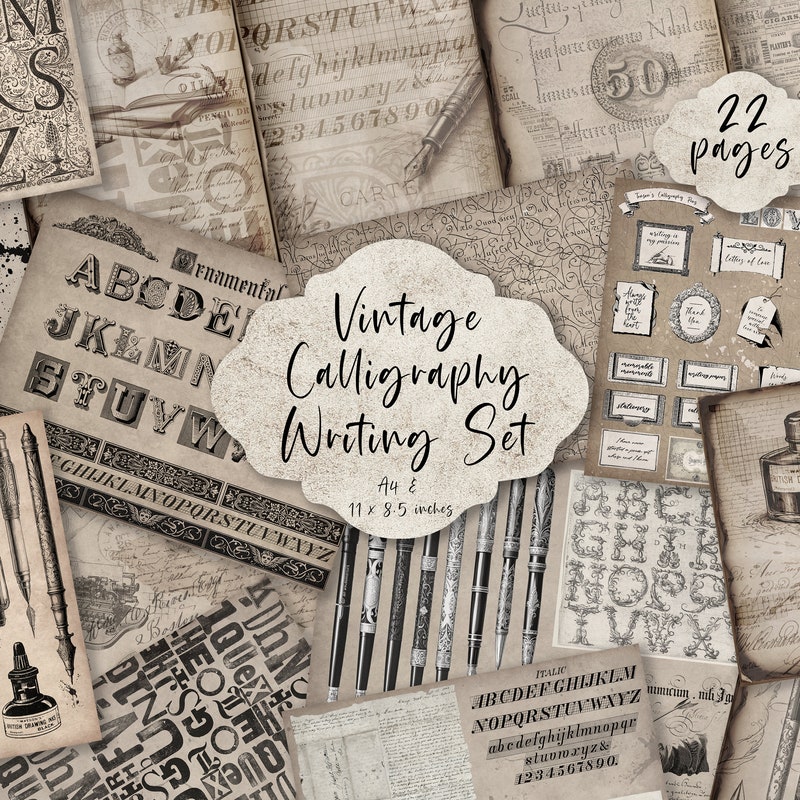 Old Cursive Writing - Etsy