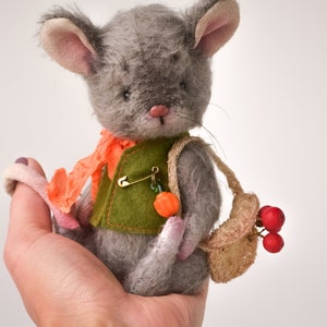 Artist Teddy Bear Artist Stuffed Mouse Toy Halloween Decor Stuffed ...