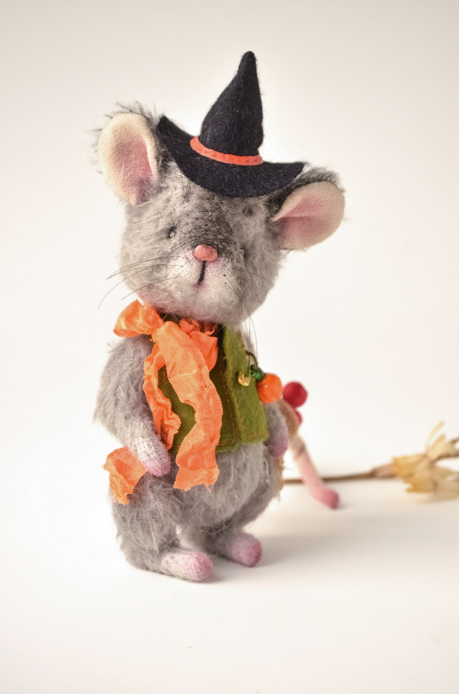 Artist Teddy Bear Artist Stuffed Mouse Toy Halloween Decor - Etsy