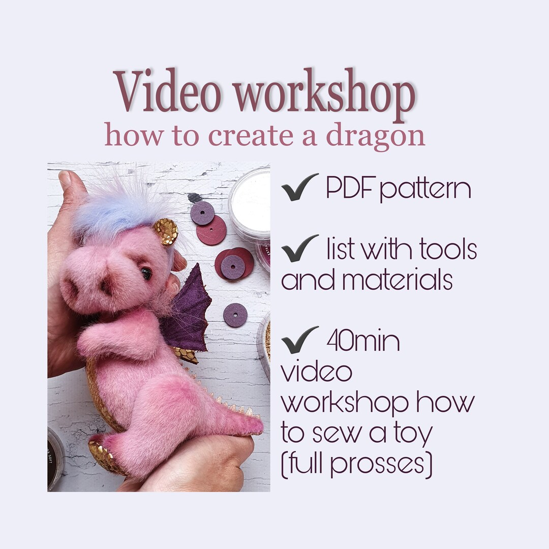 PDF Sewing Pattern Teddy Toy Video Tutorials Toy Pattern Download Artis Toy Digital Video ...