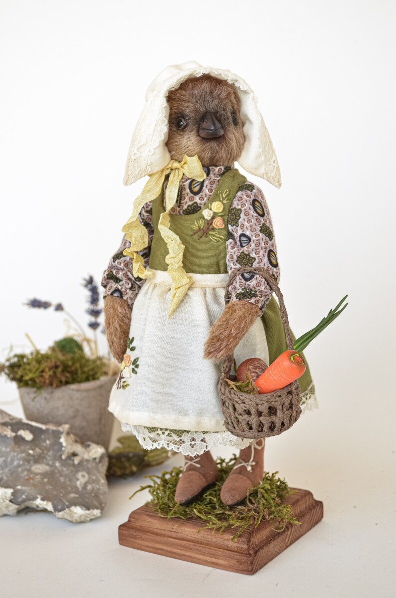 Artist Teddy Bear Toy Artist Sparrow Bird Toy Teddy Bird - Etsy